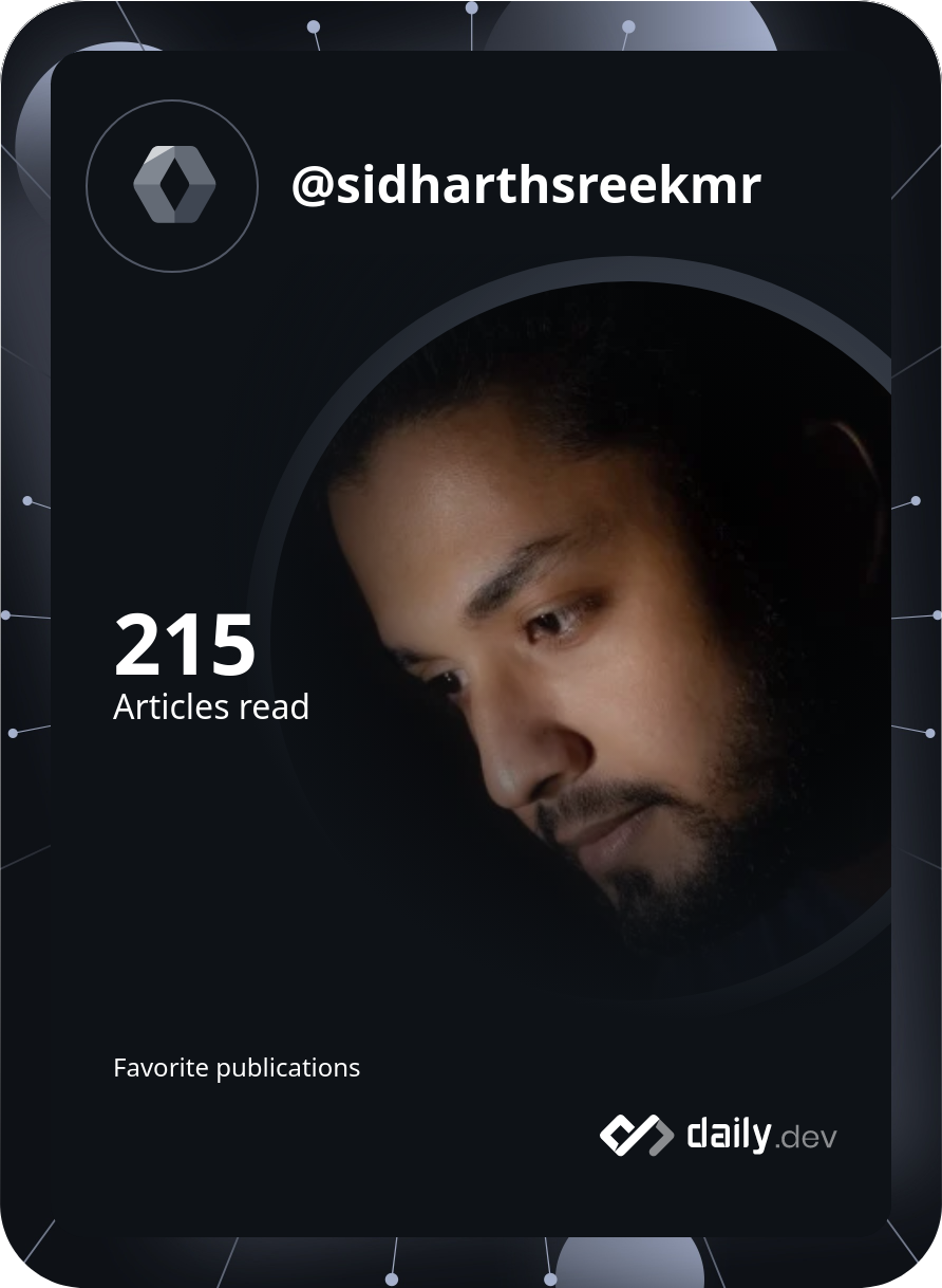 SidharthSreekumar (Sidharth Sreekumar) · GitHub