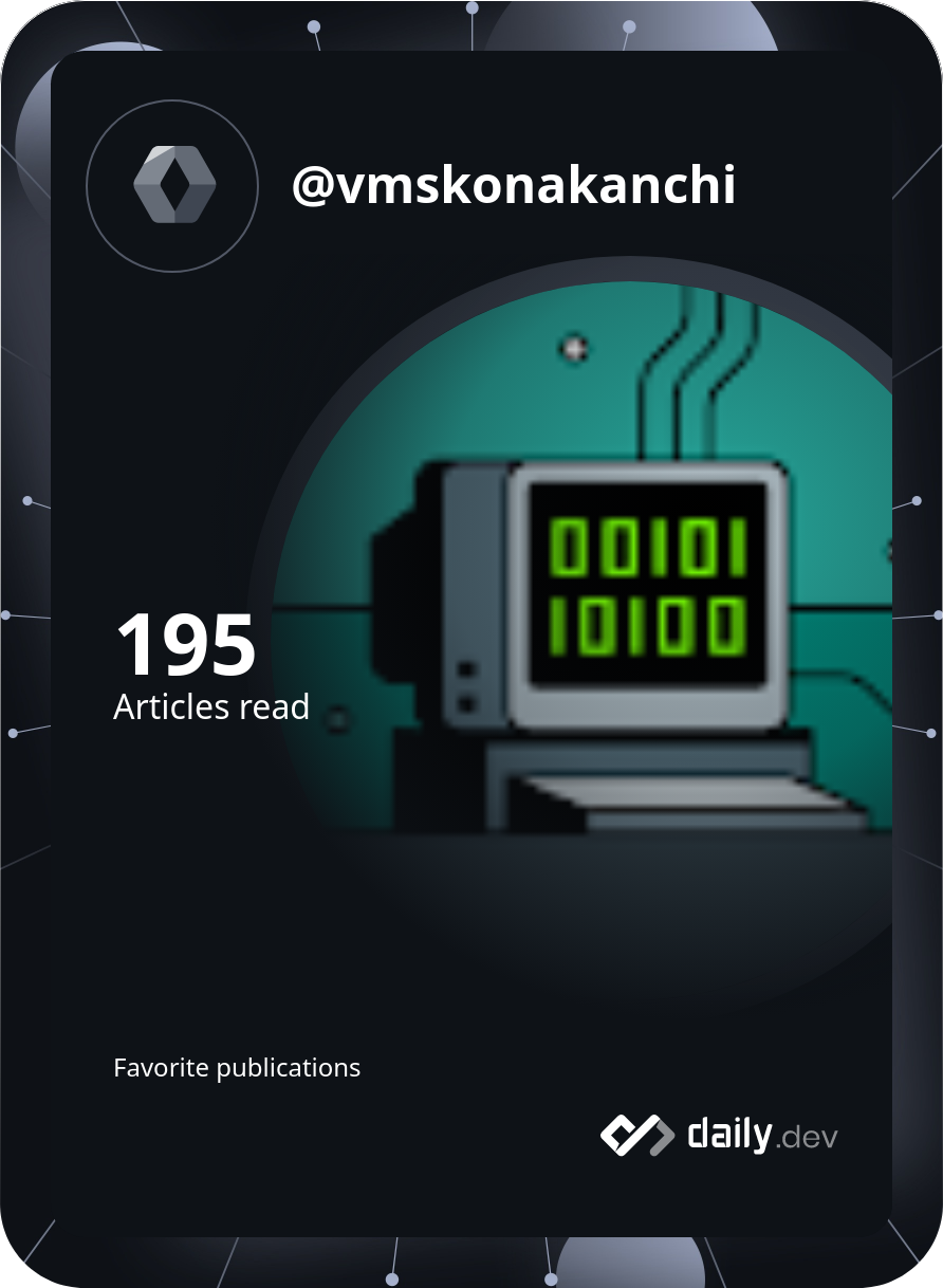 vmskonakanchi (Vamsi Konakanchi) · GitHub