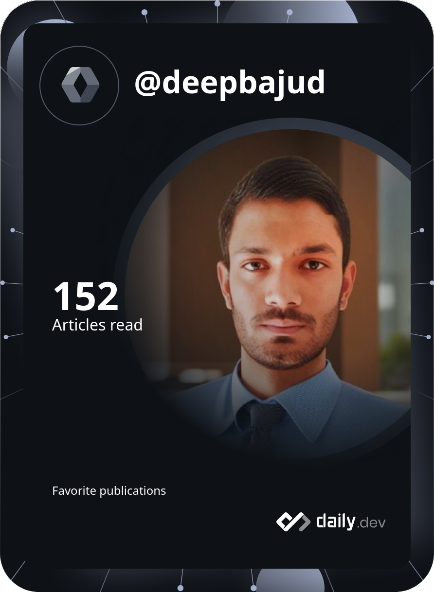 deepbajud (Deep Patel) · GitHub