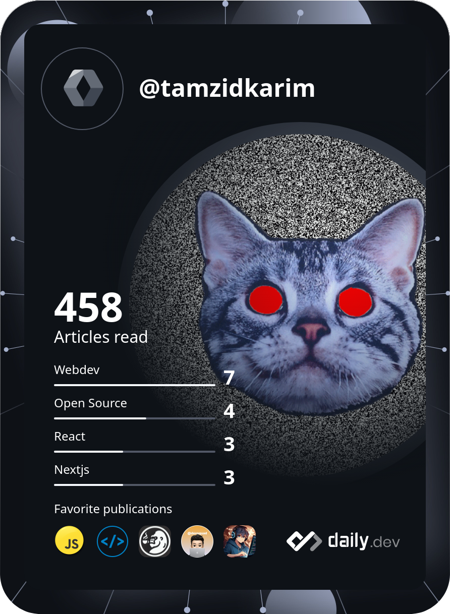 tamzidkarim (Tamzid Karim) · GitHub