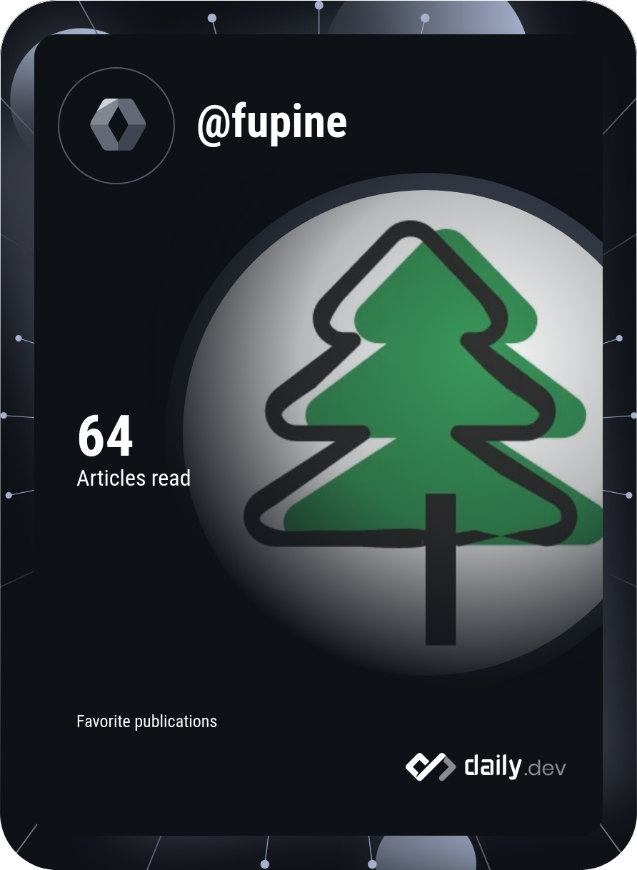 FuPine (FuQingSong) · GitHub