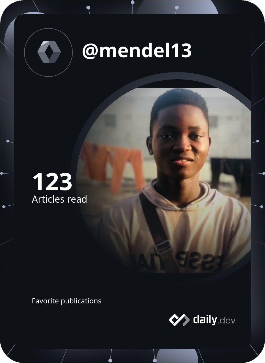 GitHub - Mendel-Chodaton/Mendel-Chodaton: Config files for my GitHub profile.