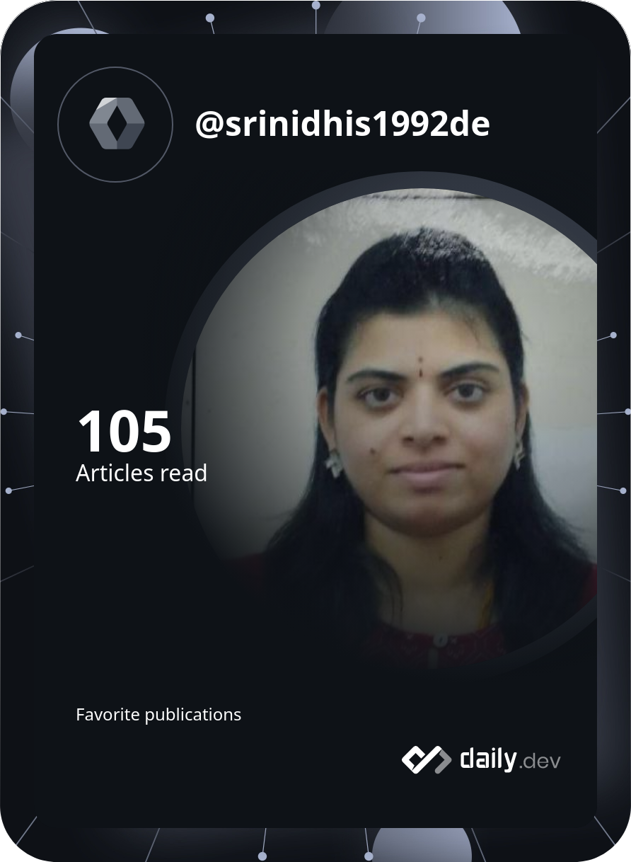 GitHub - sriniD-dev/Github-Profile: github profile
