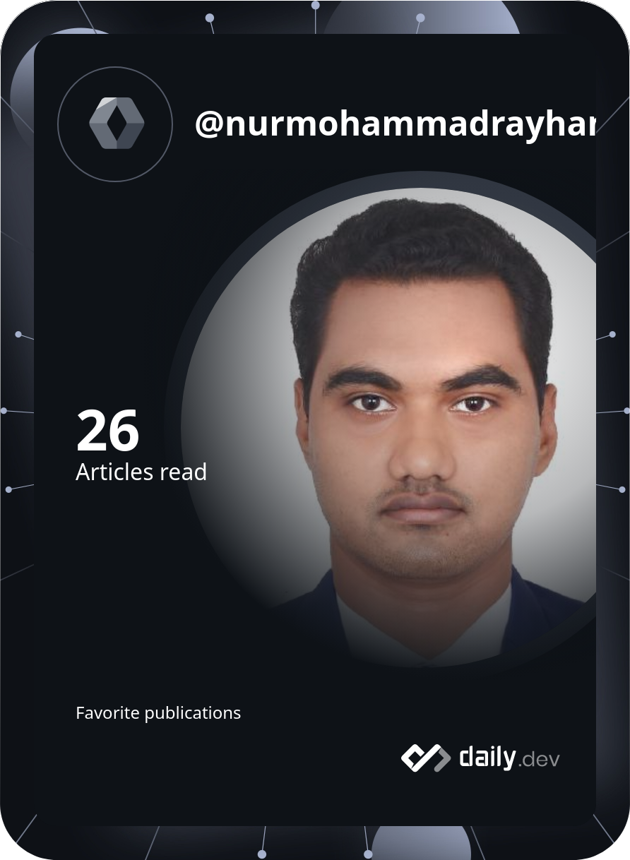 NMRayhan (Nur Mohammad Rayhan) · GitHub