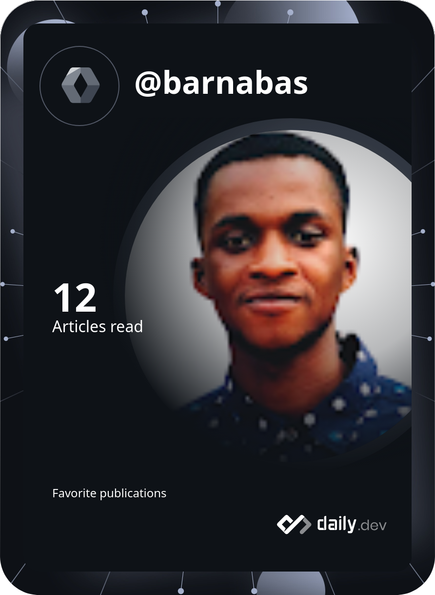 Adonisb1 (Jojolola Barnabas "Femi) · GitHub