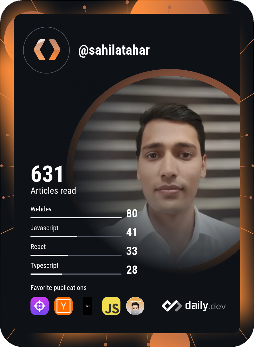 sahilatahar (Sahil Atahar) · GitHub