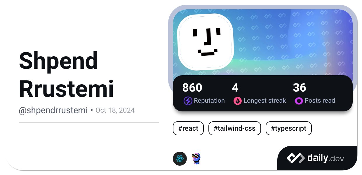 Recent posts by Shpend Rrustemi (@shpendrrustemi) | daily.dev