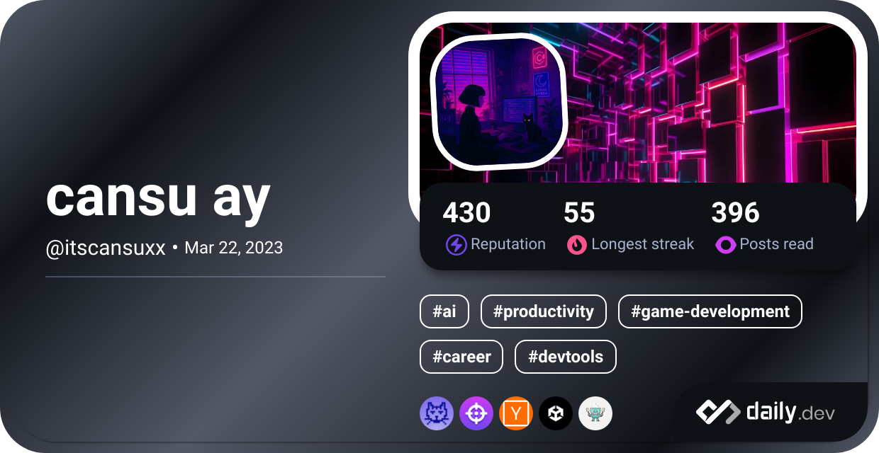 Posts with replies by cansu ay (@itscansuxx) | daily.dev