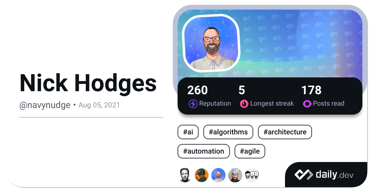 Nick Hodges | daily.dev