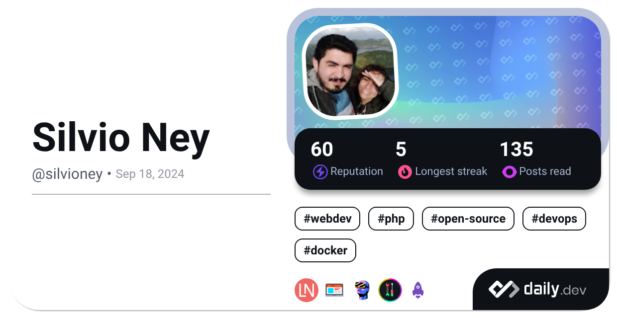 Silvio Ney (@silvioney) | daily.dev