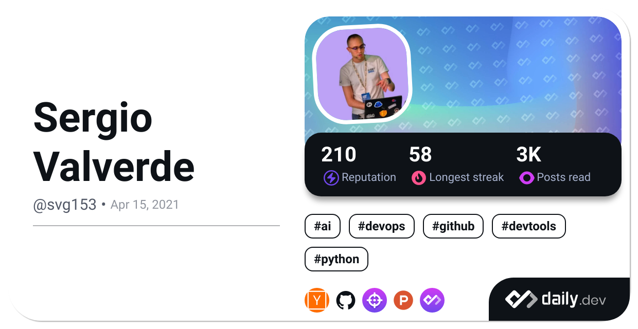 Recent posts by Sergio Valverde (@svg153) | daily.dev