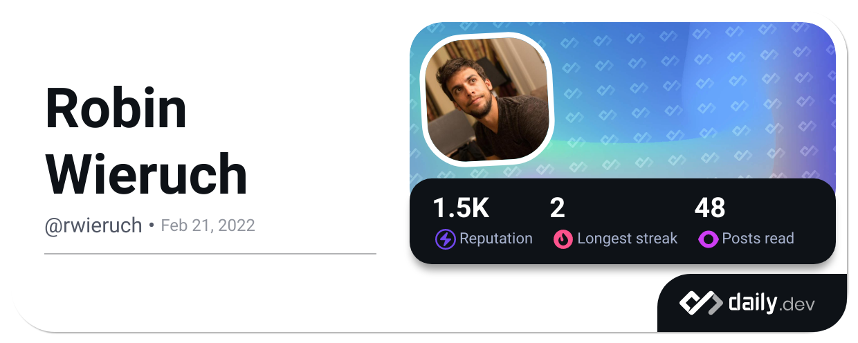 Robin Wieruch | daily.dev