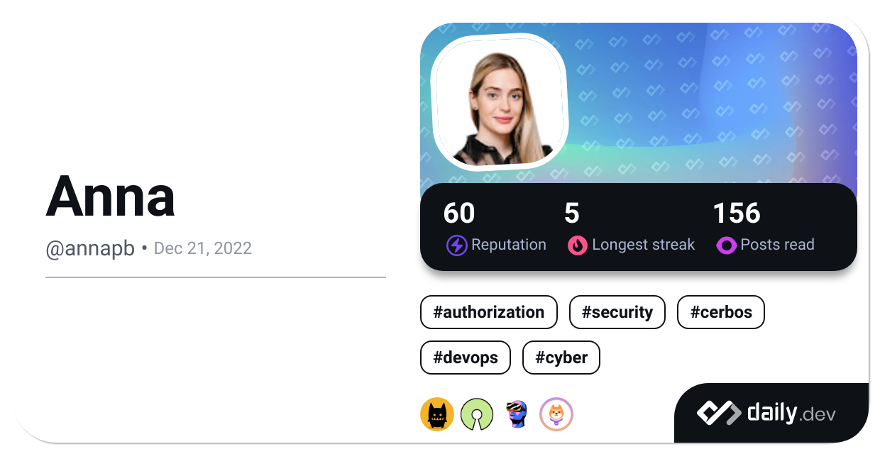 Anna (@annapb) | daily.dev