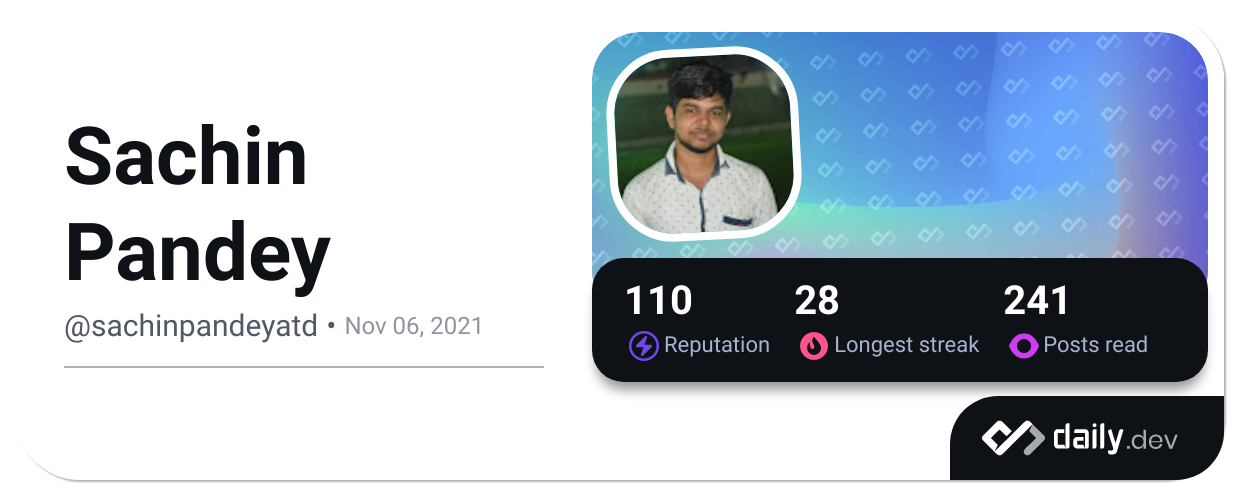 Sachin Pandey | daily.dev