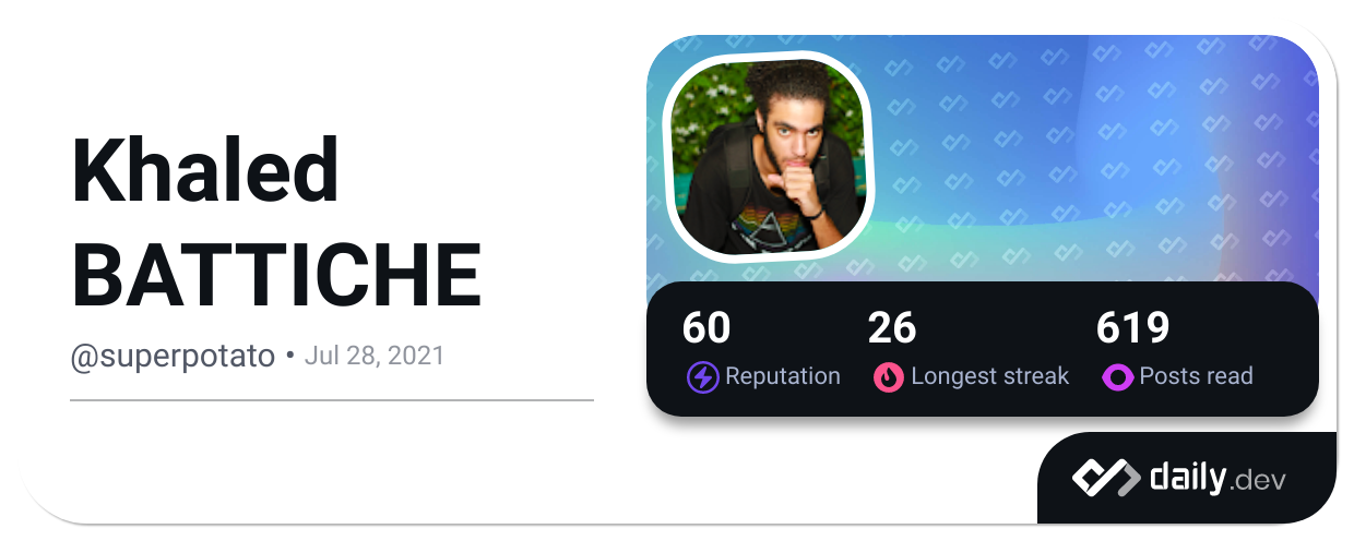 Khaled BATTICHE | daily.dev