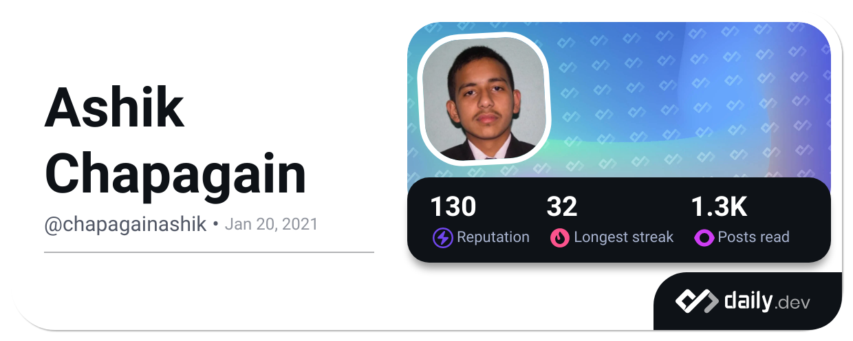 Ashik Chapagain (@chapagainashik) | daily.dev