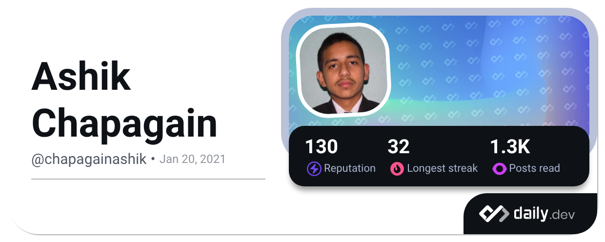 Recent posts by Ashik Chapagain (@chapagainashik) | daily.dev