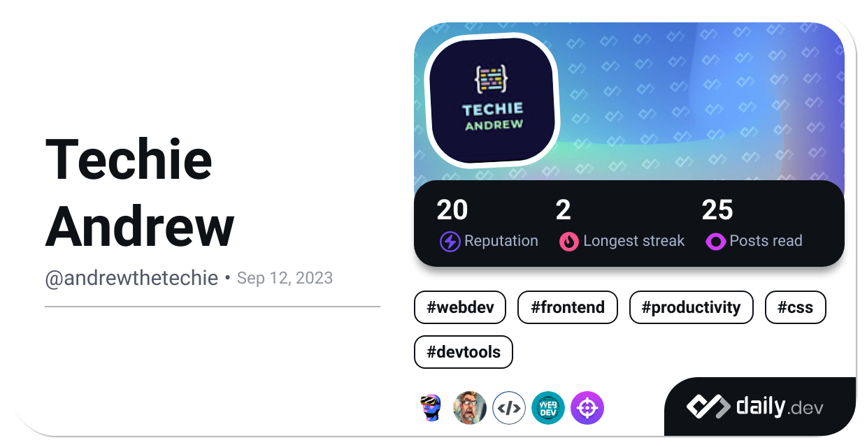 Recent posts by Techie Andrew (@andrewthetechie) | daily.dev