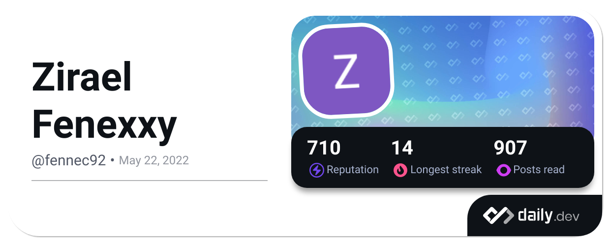 Posts upvoted by Zirael Fenexxy (@fennec92) | daily.dev