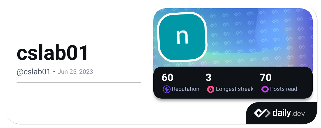 Posts upvoted by cslab01 (@cslab01) | daily.dev