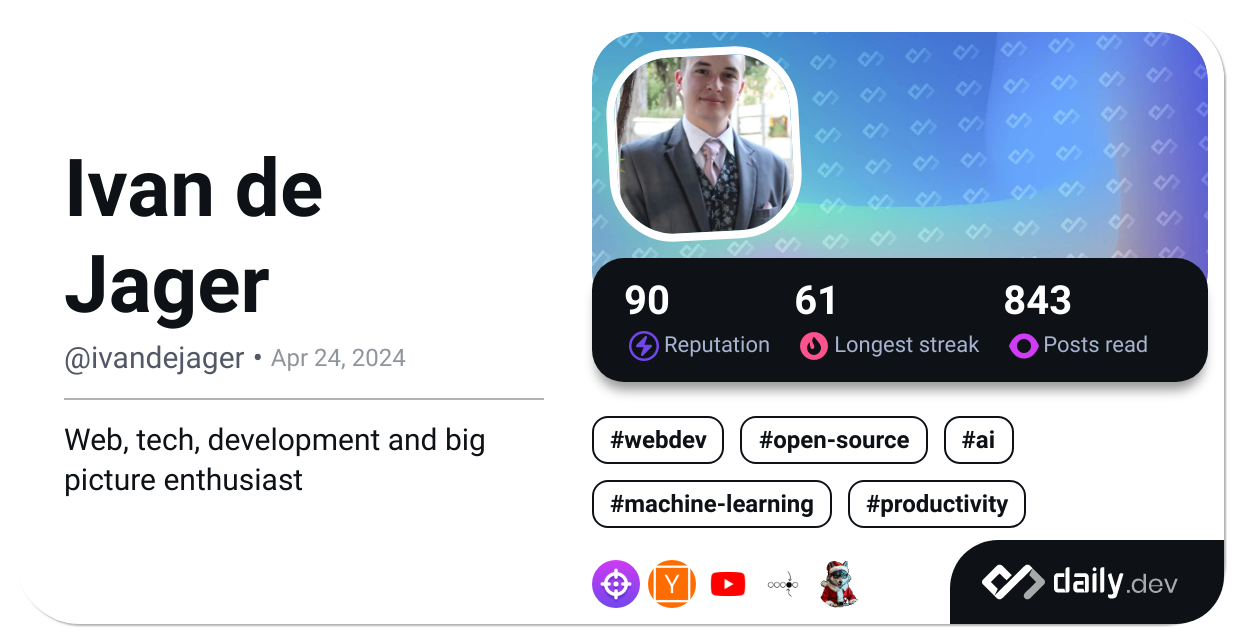 Posts upvoted by Ivan de Jager (@ivandejager) | daily.dev