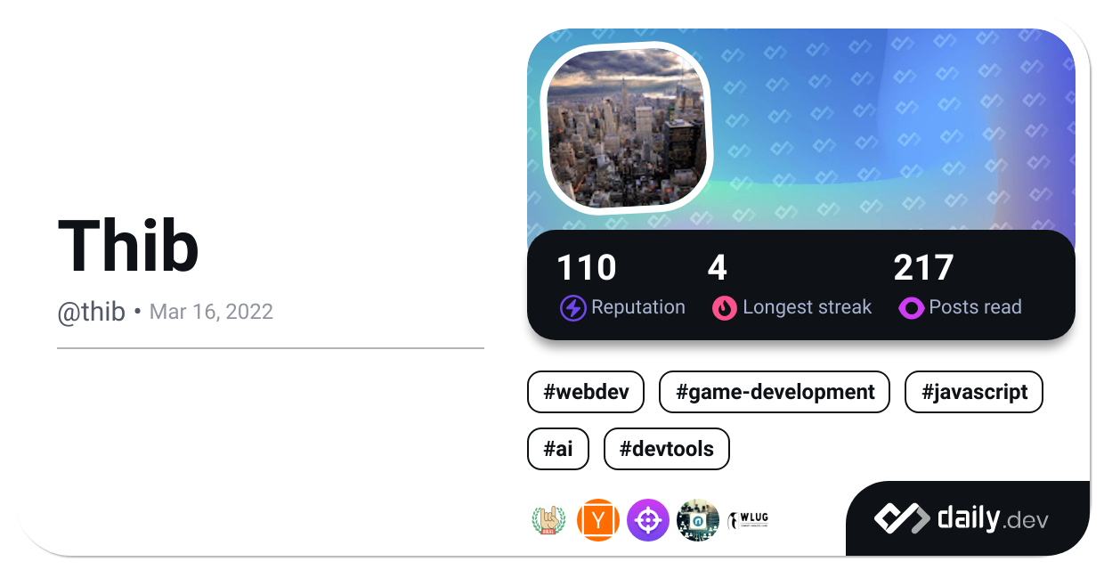 Thib | daily.dev