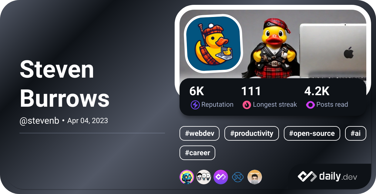 Steven Burrows | daily.dev