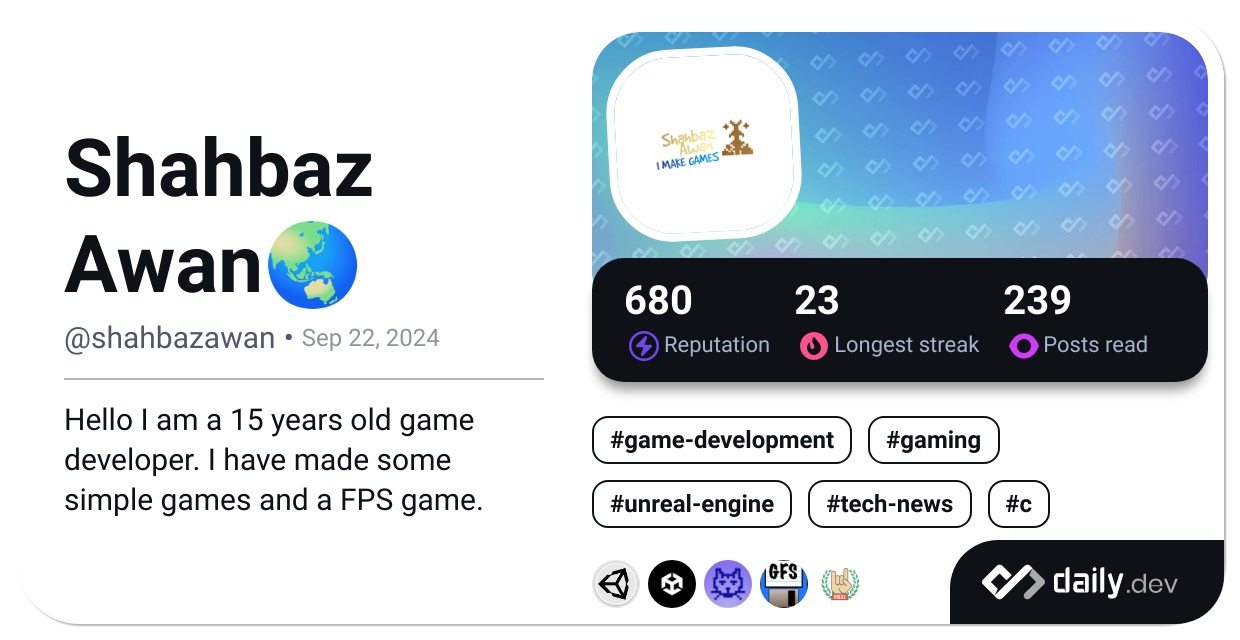 Recent posts by Shahbaz Awan🌏 (@shahbazawan) | daily.dev