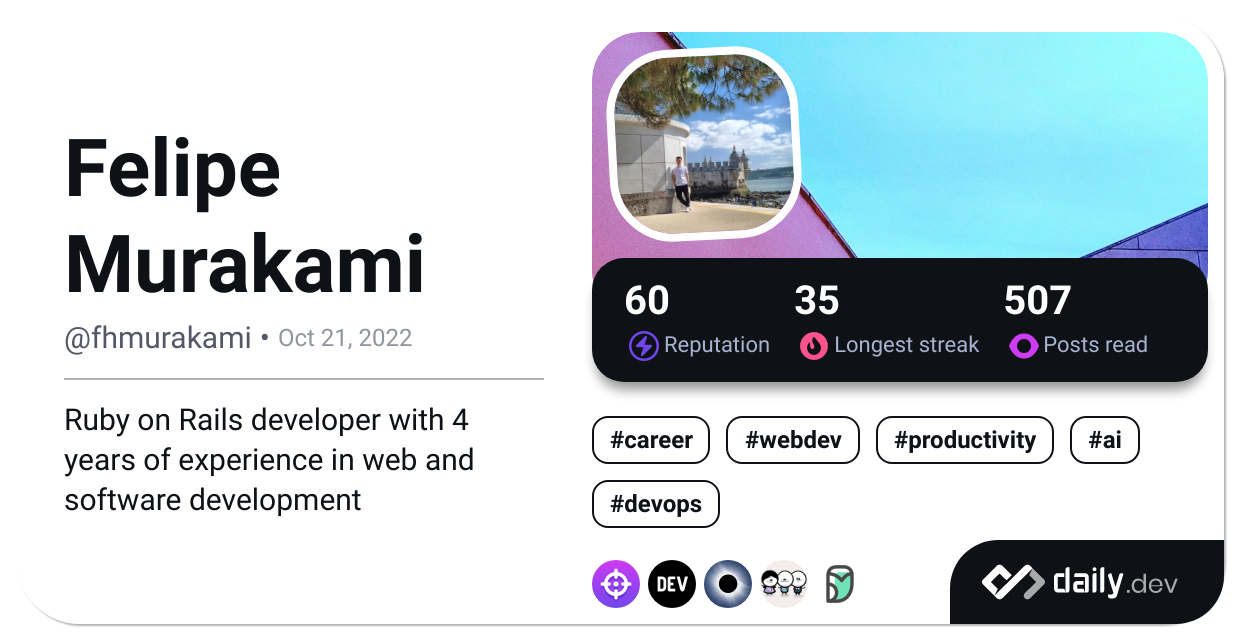 Posts upvoted by Felipe Murakami (@fhmurakami) | daily.dev