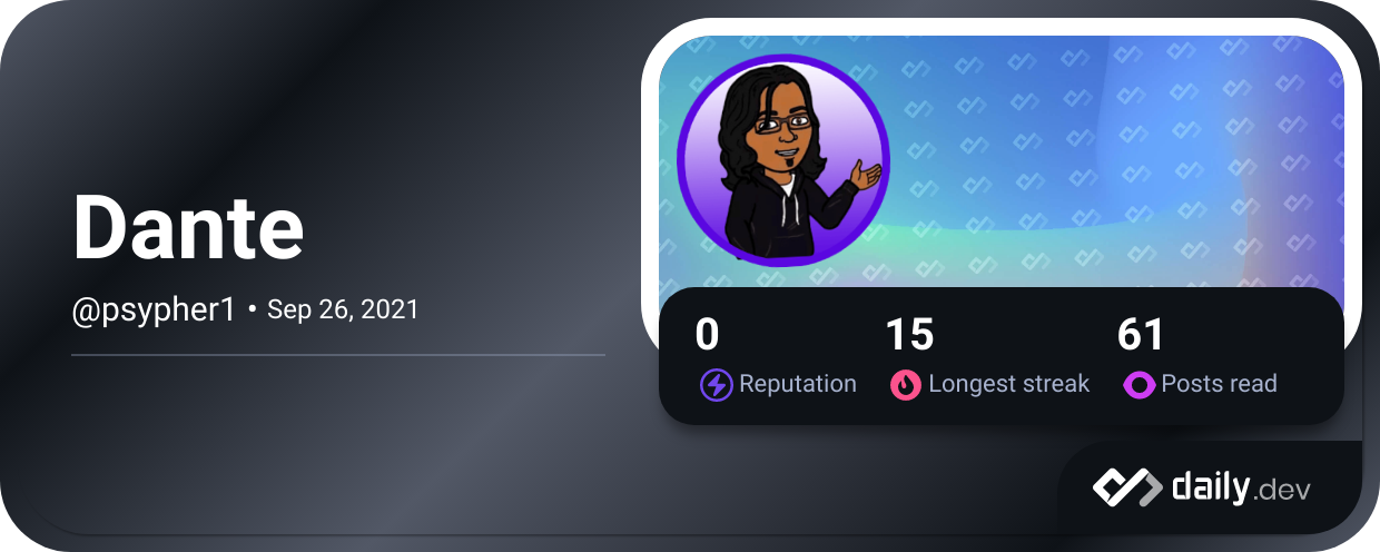 Posts upvoted by Dante (@psypher1) | daily.dev