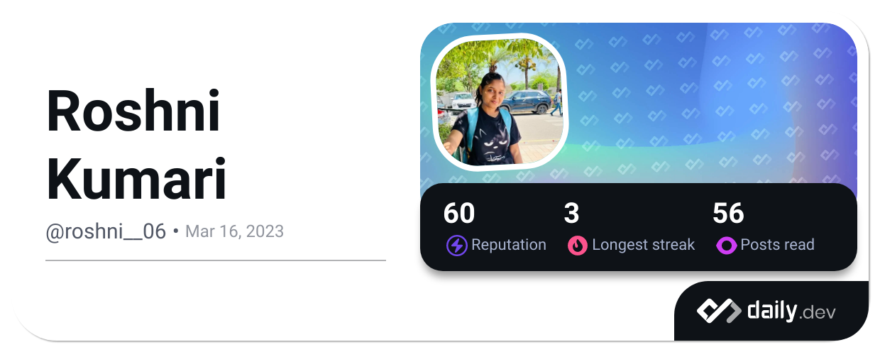 Posts upvoted by Roshni Kumari (@roshni__06) | daily.dev