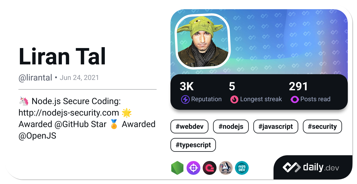 Liran Tal | daily.dev