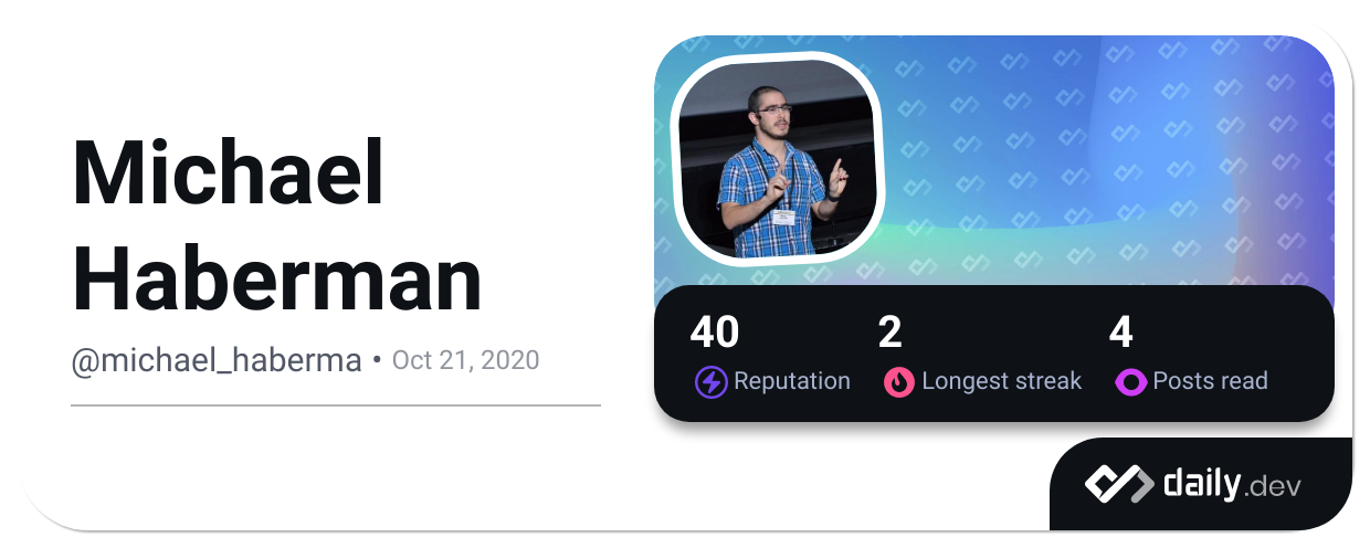 Michael Haberman | daily.dev