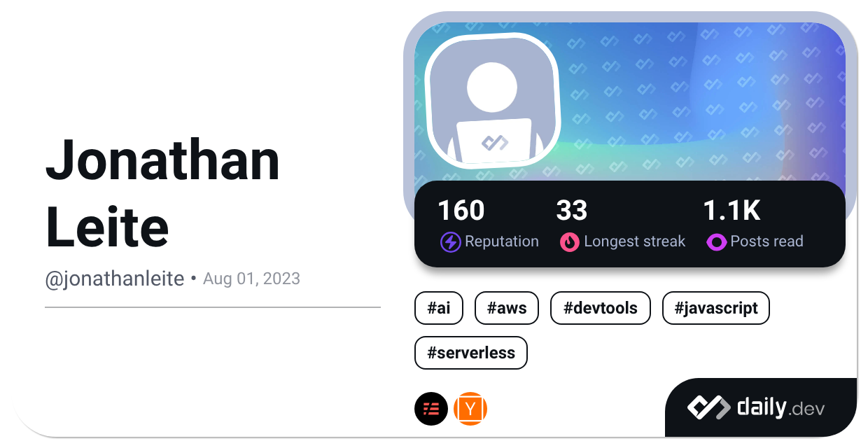 Jonathan Leite (@jonathanleite) | daily.dev