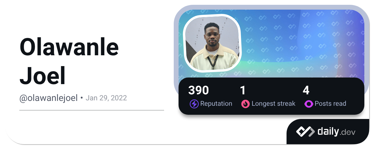 Recent posts by Olawanle Joel (@olawanlejoel) | daily.dev