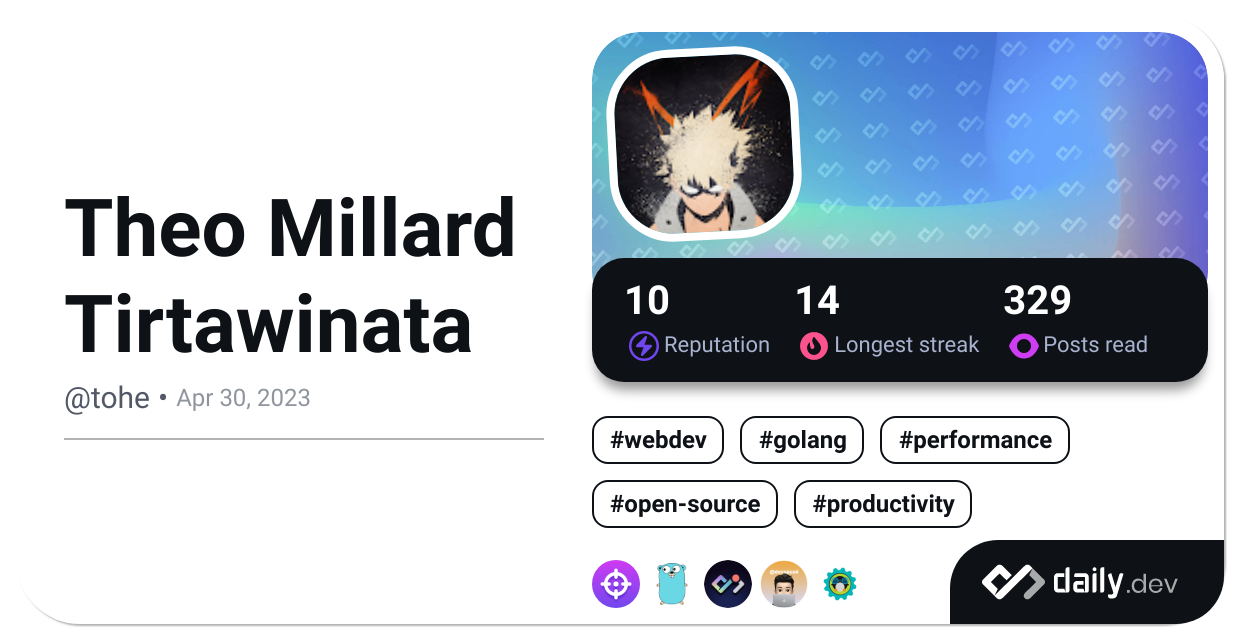 ToHe-MT (Theo Millard Tirtawinata) · GitHub
