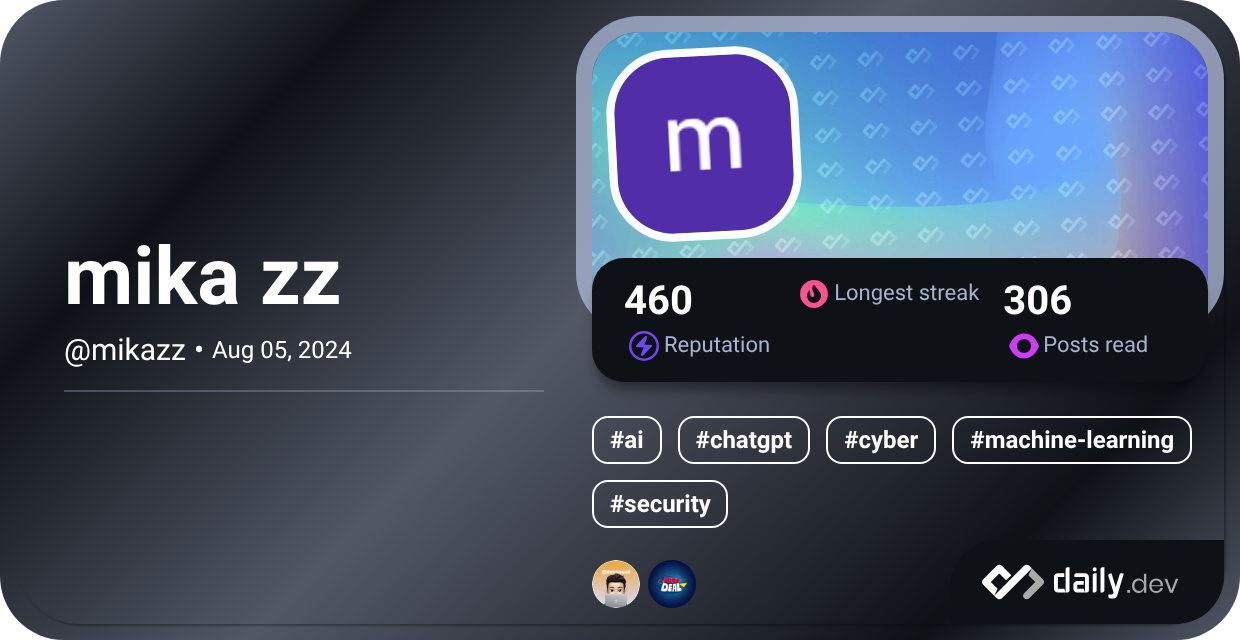 mika zz (@mikazz) | daily.dev