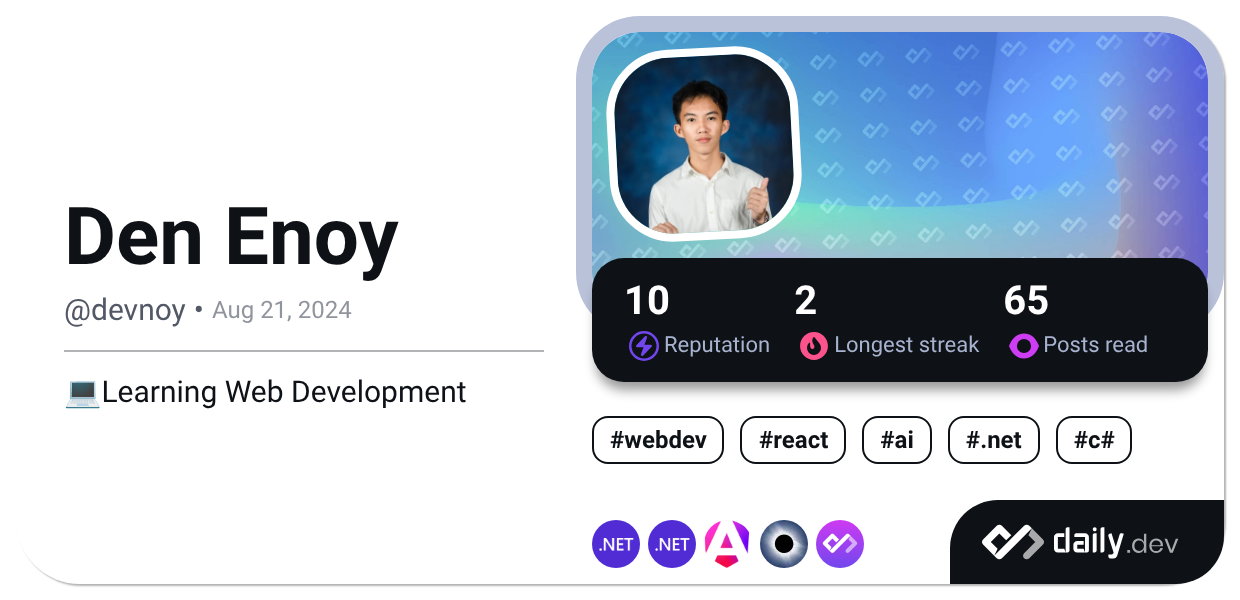 devmork (Den Enoy) · GitHub