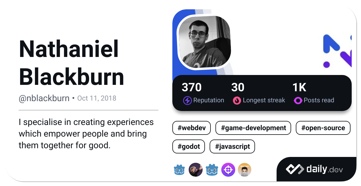 Nathaniel Blackburn | daily.dev
