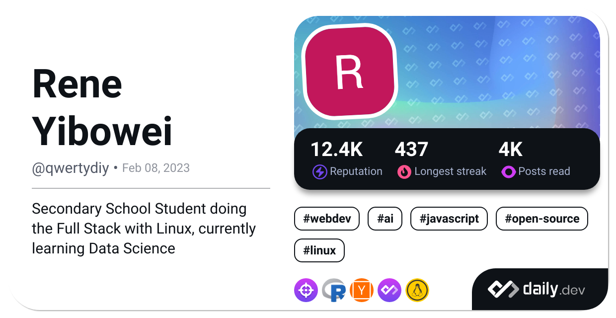 Posts upvoted by Rene Yibowei (@qwertydiy) | daily.dev