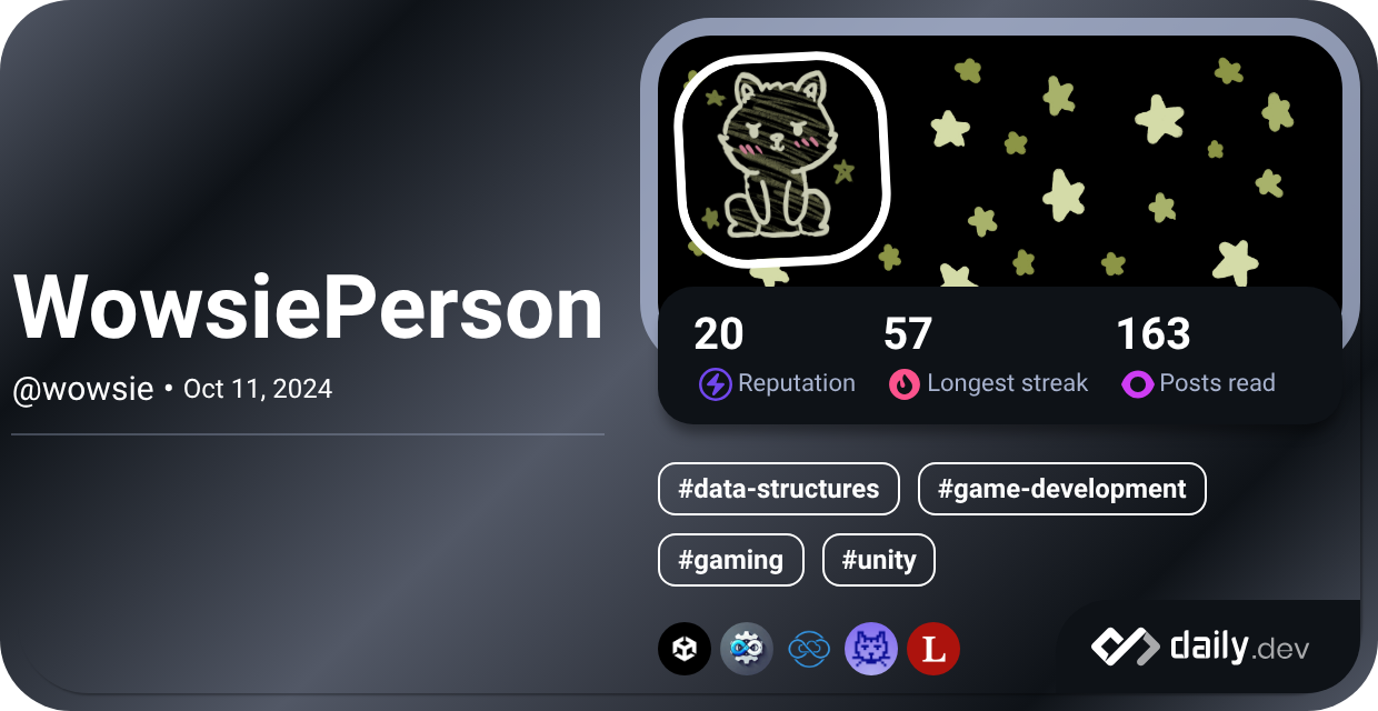 WowsiePerson (@wowsie) | daily.dev