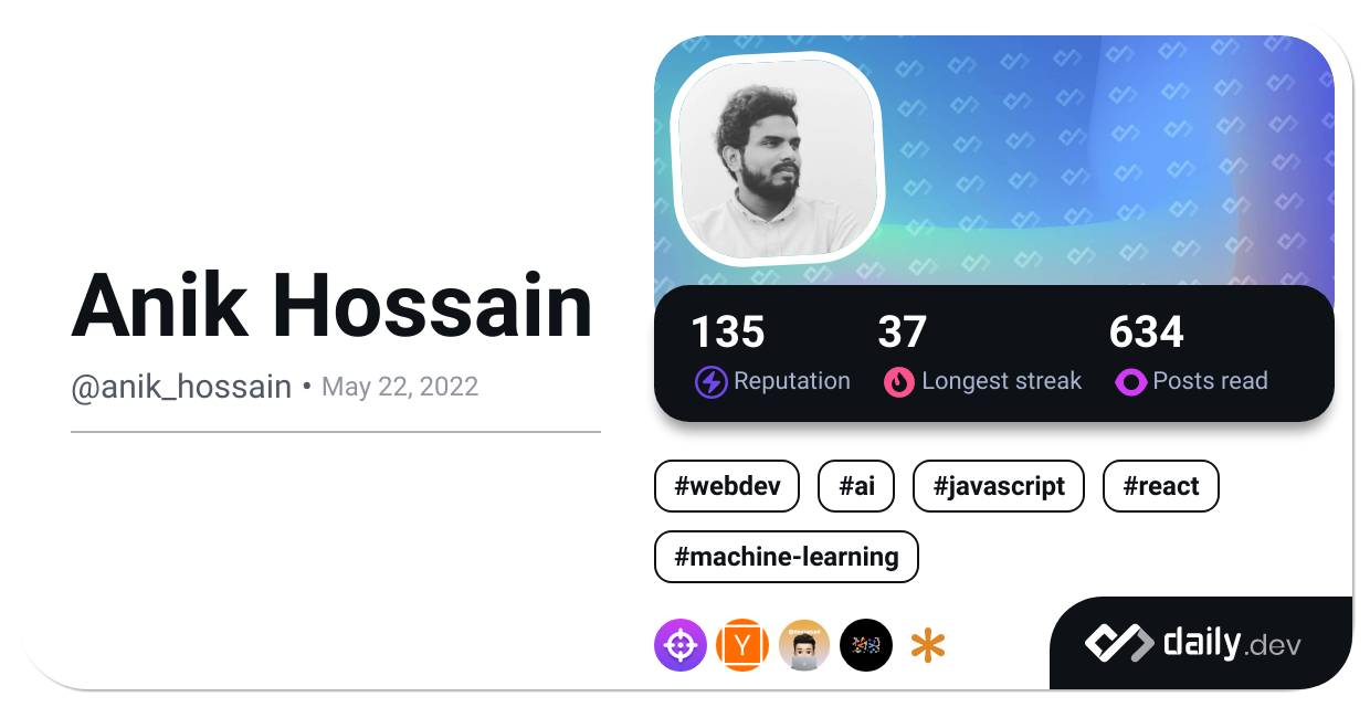 Anik Hossain (@anik_hossain) | daily.dev