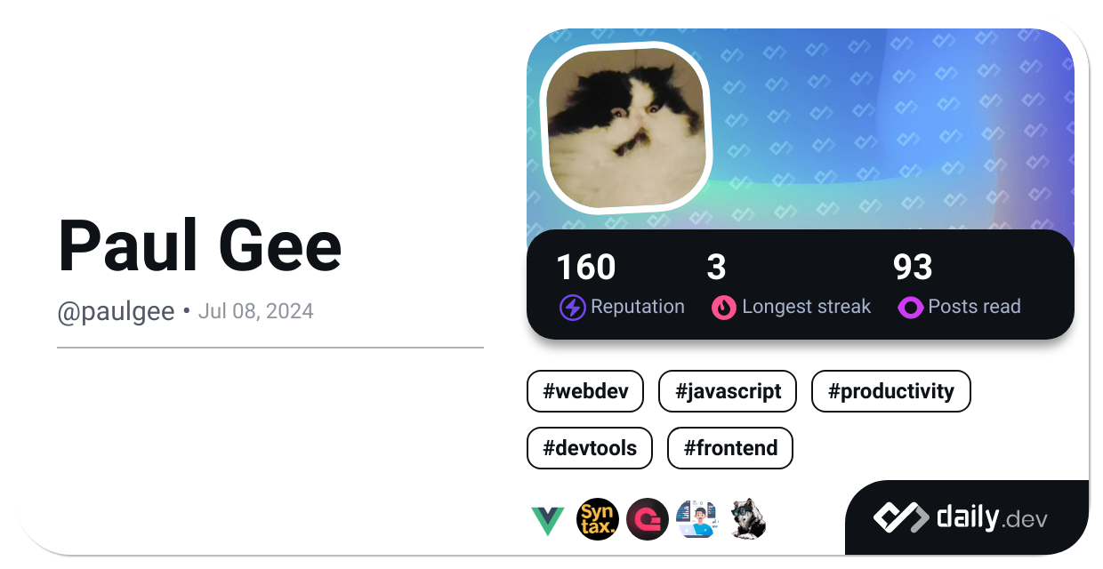 Paul Gee (@paulgee) | daily.dev