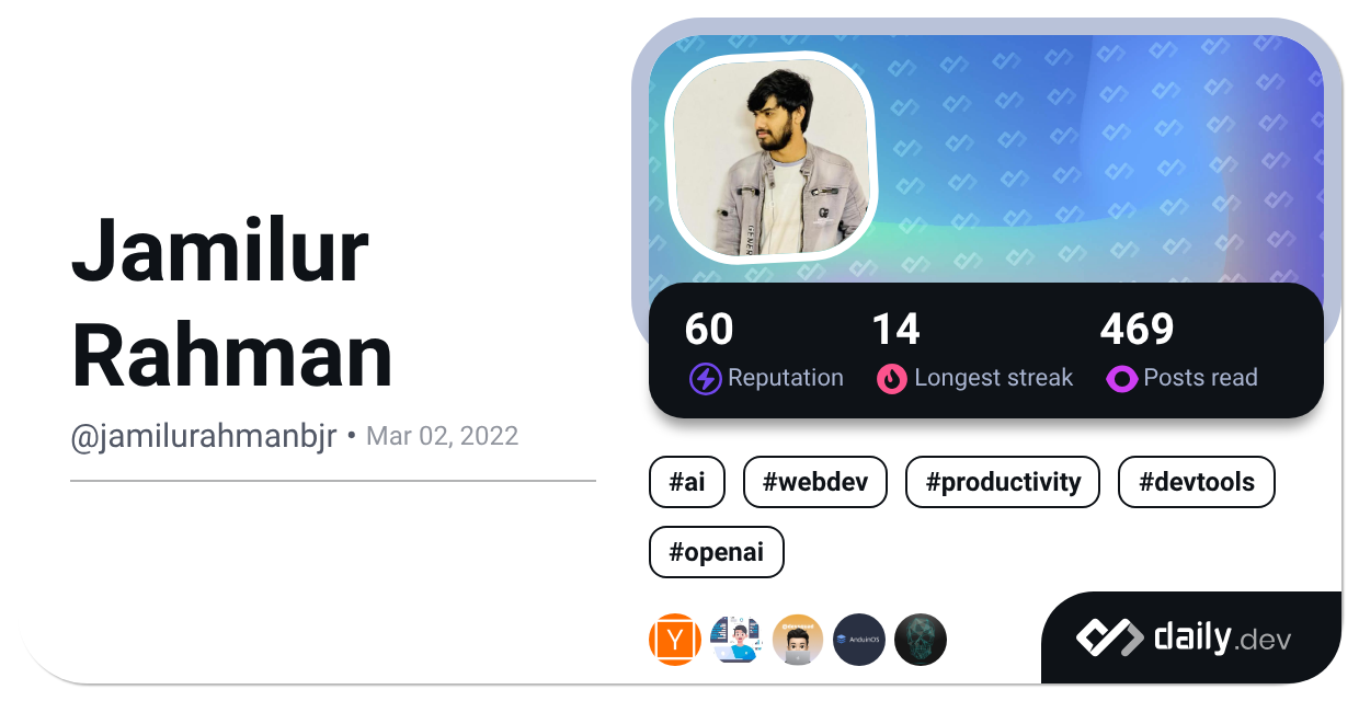 Posts upvoted by Jamilur Rahman (@jamilurahmanbjr) | daily.dev