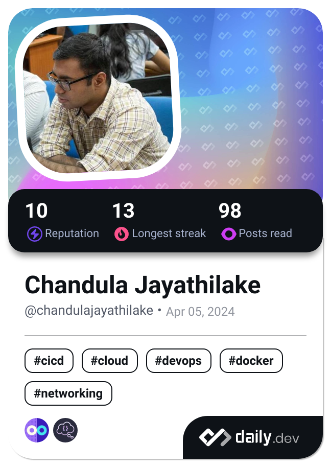 ChandulaJ (Chandula Jayathilake) · GitHub