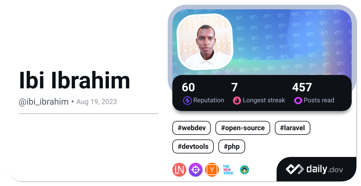 Ibi Ibrahim (@ibi_ibrahim) | daily.dev