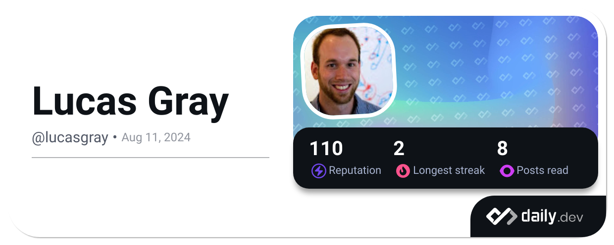 Lucas Gray (@lucasgray) | daily.dev