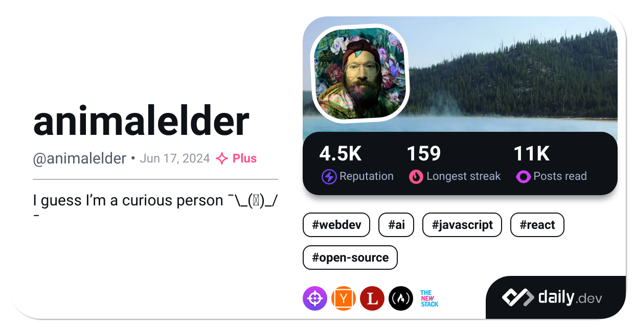 Posts upvoted by animalelder (@animalelder) | daily.dev