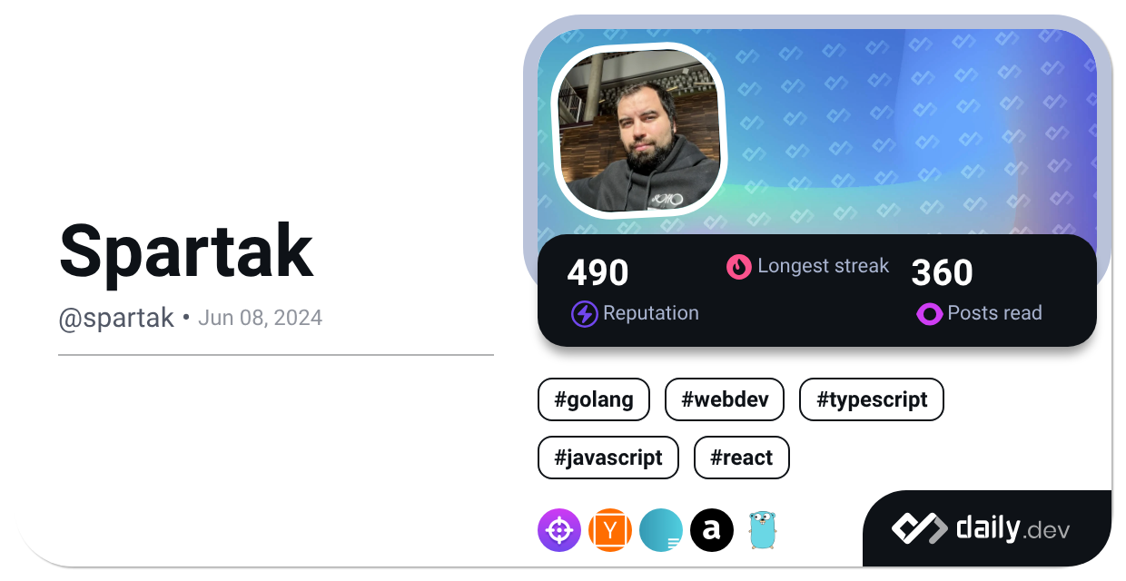 Spartak (@spartak) | daily.dev