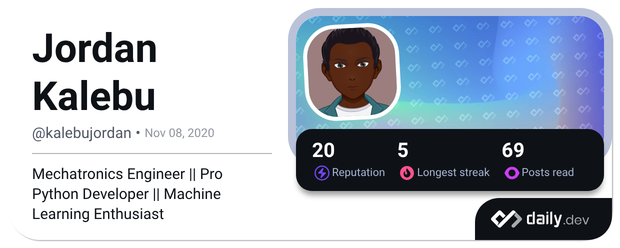 Jordan Kalebu (@kalebujordan) | daily.dev